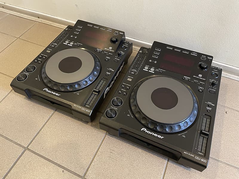 Pioneer CDJ-900 DJ multimedia players serviced pair | Reverb