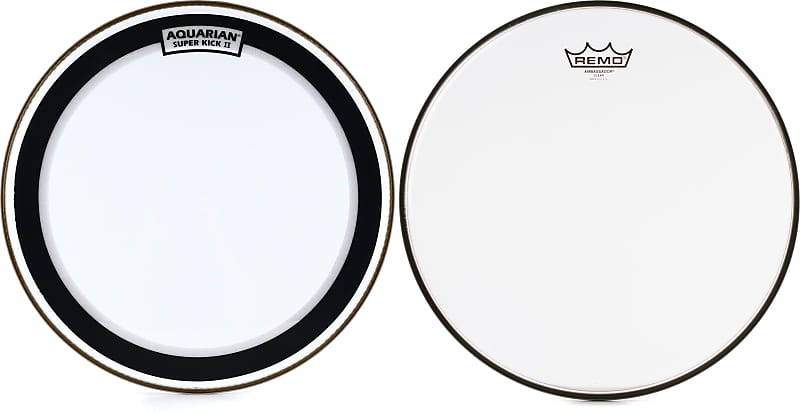 Aquarian Drumheads Superkick II Clear Bass Drumhead - 20 inch | Reverb