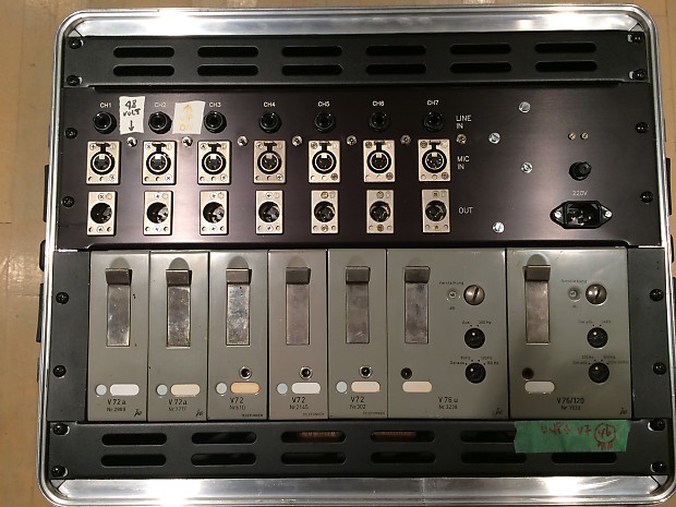 Telefunken V72/V76 Preamp Rack 1960s Grey | Reverb