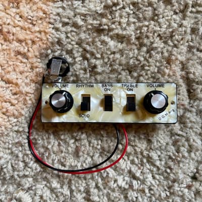 Hofner Wired Replacement Control Panel with Teacup Knobs for | Reverb