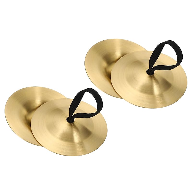Finger Cymbals, 2 Pair Belly Dancing Finger With Zills Brass | Reverb