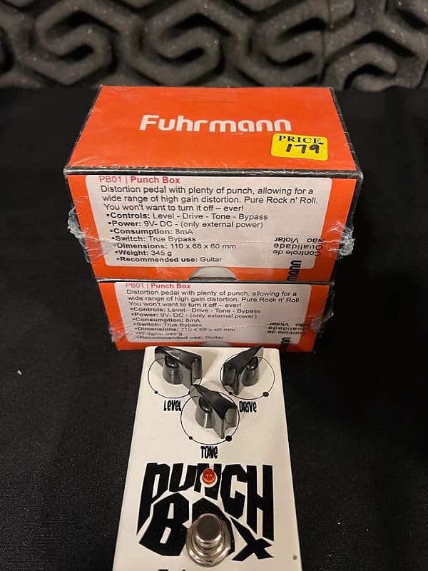Fuhrmann Punch Box - white with black lettering | Reverb