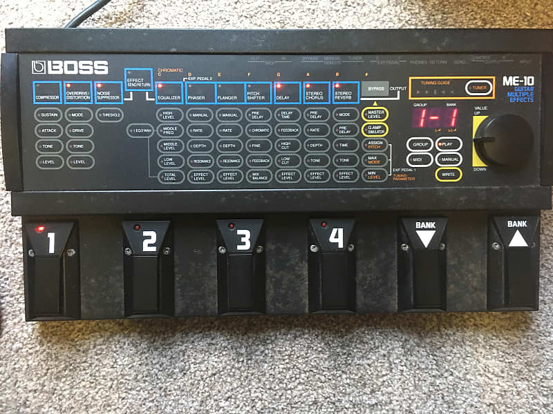 1980s Boss ME10 Multi Effects Unit In Need Of Repair! | Reverb