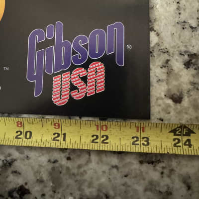 Gibson Les Paul Poster Brochure 1993 Aerosmith Joe Perry | Reverb