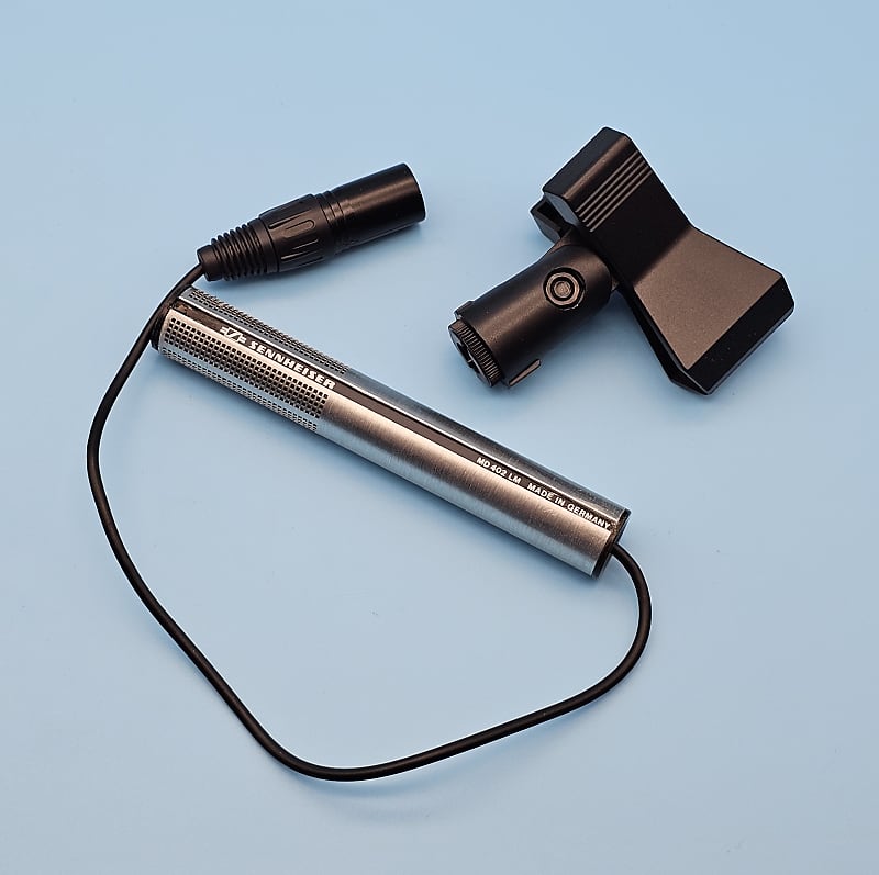 ☆Vintage 1980s Sennheiser MD 402 LM Dynamic Microphone - | Reverb