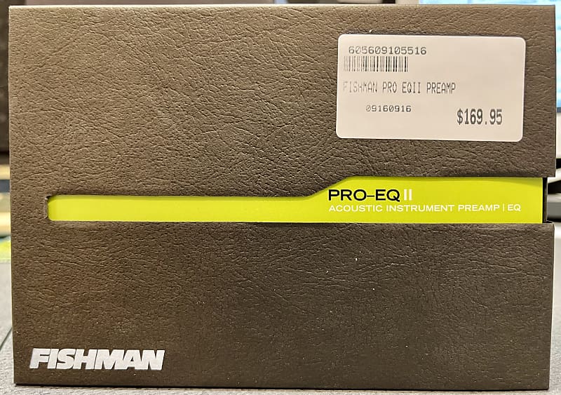 Fishman PRO EQ ll pre amp | Reverb