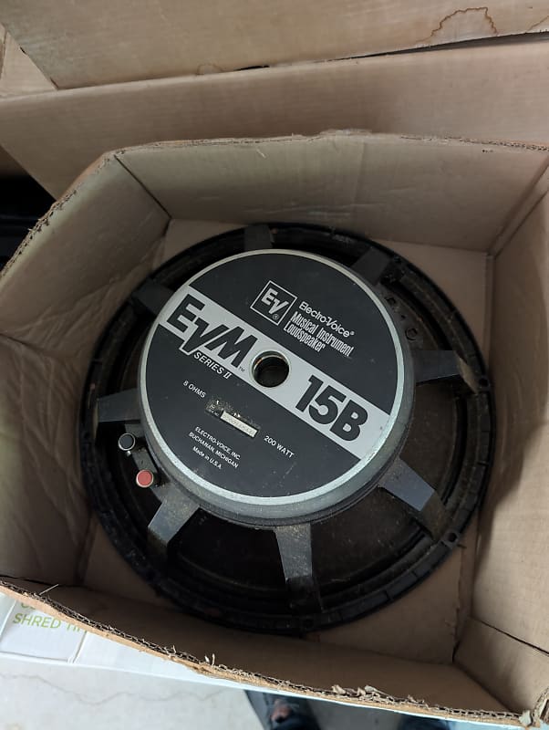 Electro-Voice EVM-15B 15" Speaker | Reverb