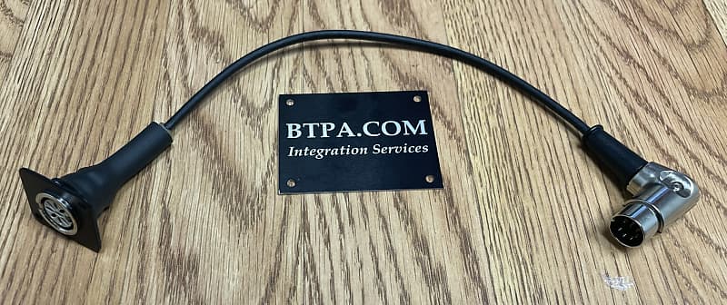 Best-Tronics Pro Audio 7 Pin Midi Panel Whip PW06R-12 | Reverb