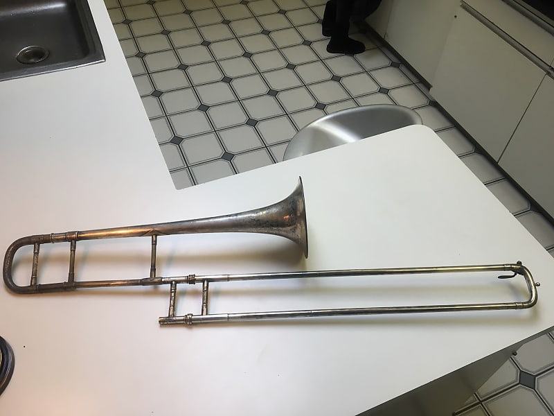 The Martin Instrument Co. Elkhart Ind. Trombone 1915-1916 | Reverb
