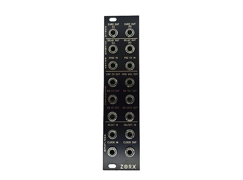 ZORX Electronics 3U Through Cable Routing Module | Reverb