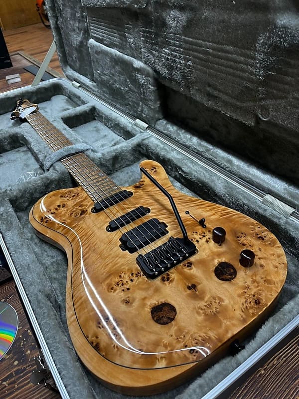 Stunning Kiesel Solo Custom Guitar, Stainless Steel Frets, | Reverb