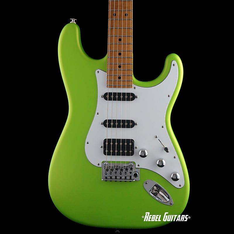 2023 Suhr Classic S in Lime Freeze w/ Roasted Flame Maple | Reverb