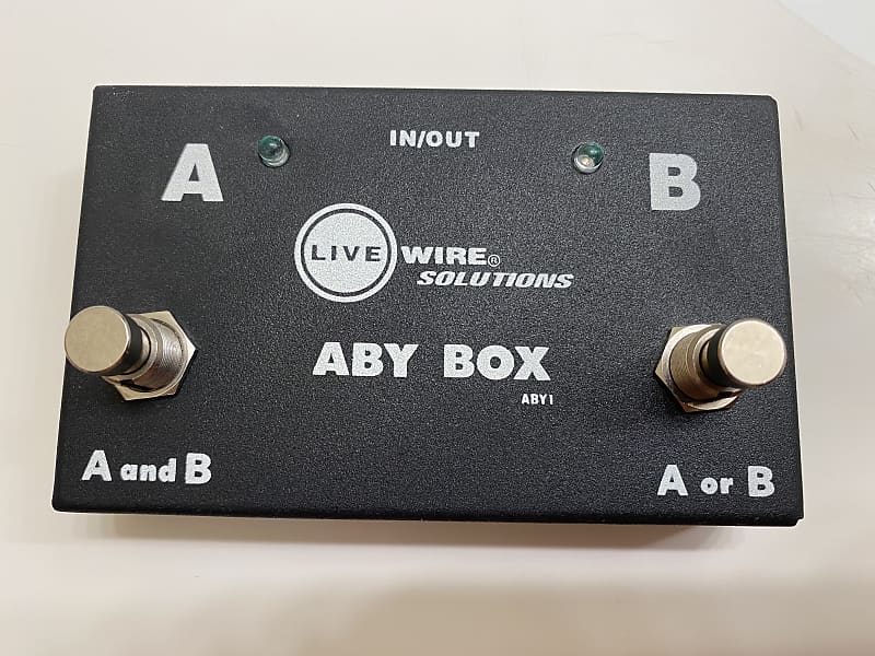 Live Wire ABY1 Guitar Footswitch Black | Reverb