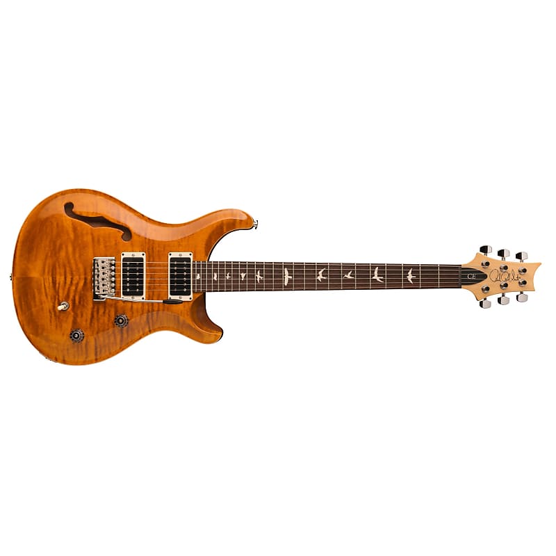 PRS Paul Reed Smith CE 24 Semi-Hollow Electric Guitar Amber + | Reverb