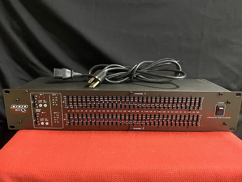 DOD SR231 QX Dual 31 Band EQ Rack Mount Graphic Equalizer | Reverb