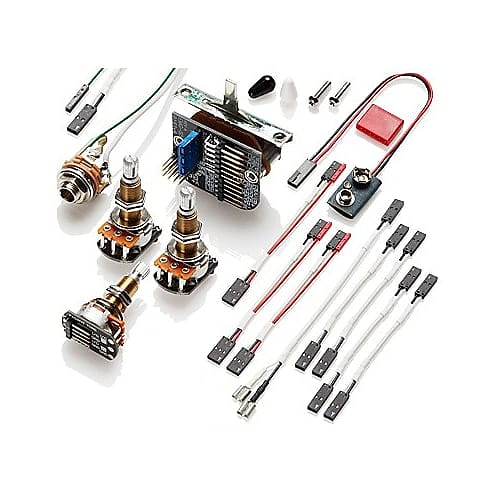 EMG Solderless Active Conversion Wiring Kit 3 Pickups Switch | Reverb