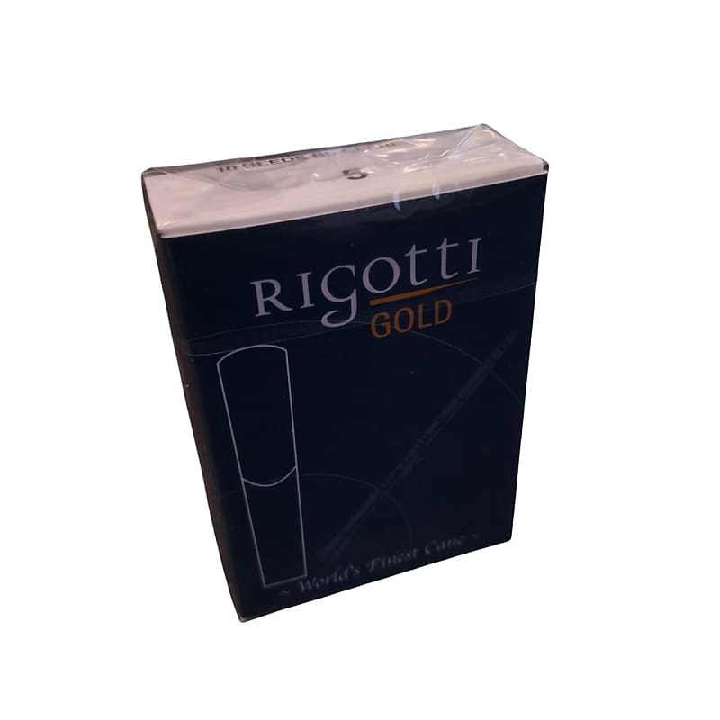 Rigotti Gold Bb Clarinet Reeds - Strength 5 - Box of 10 | Reverb