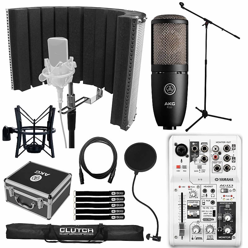 Home Studio Vocal Recording Kit with Pro Condenser Microphone | Reverb