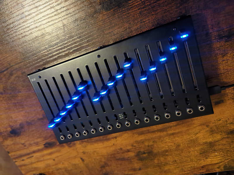 XVI Desktop USB 16 Channel Fader Bank with CV, I2C, and MIDI | Reverb