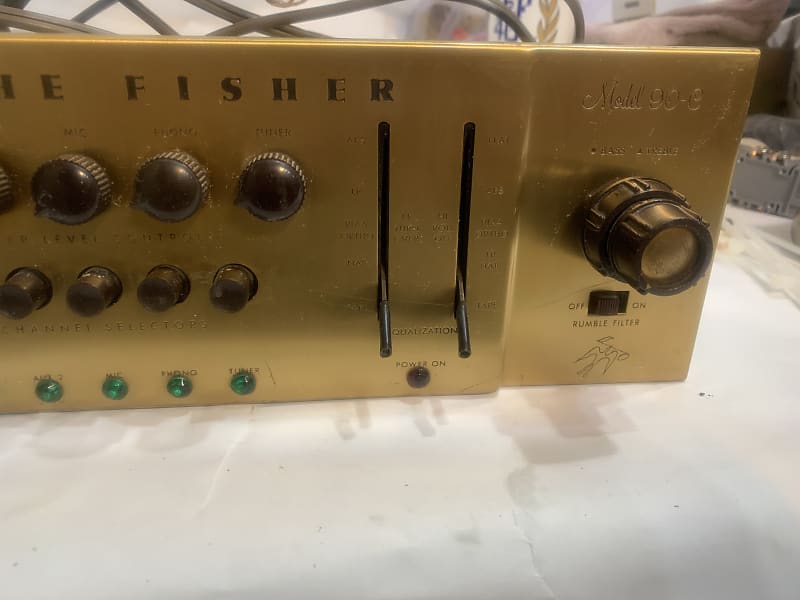 Fisher 90 C tube preamp | Reverb