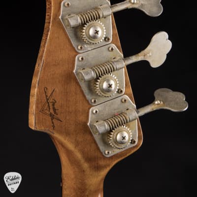 Fender Custom Shop 1964 Jazz Bass Heavy Relic P/J - Seafoam | Reverb