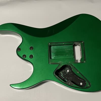 1996 Korean Ibanez RG270DX Emerald Green Guitar Body Floyd | Reverb