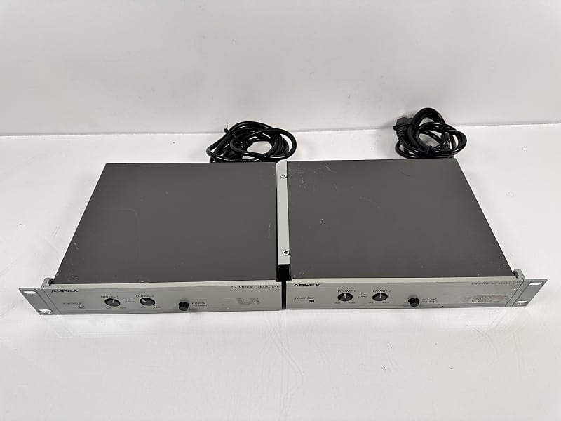 PAIR - Aphex Systems 124A 10/4 Interface 2 Channel Audio | Reverb