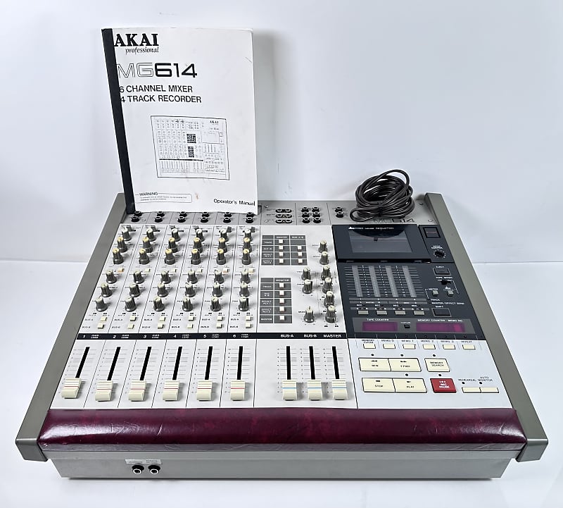 Akai MG614 6 Channel Mixer 4 Track Recorder | Reverb