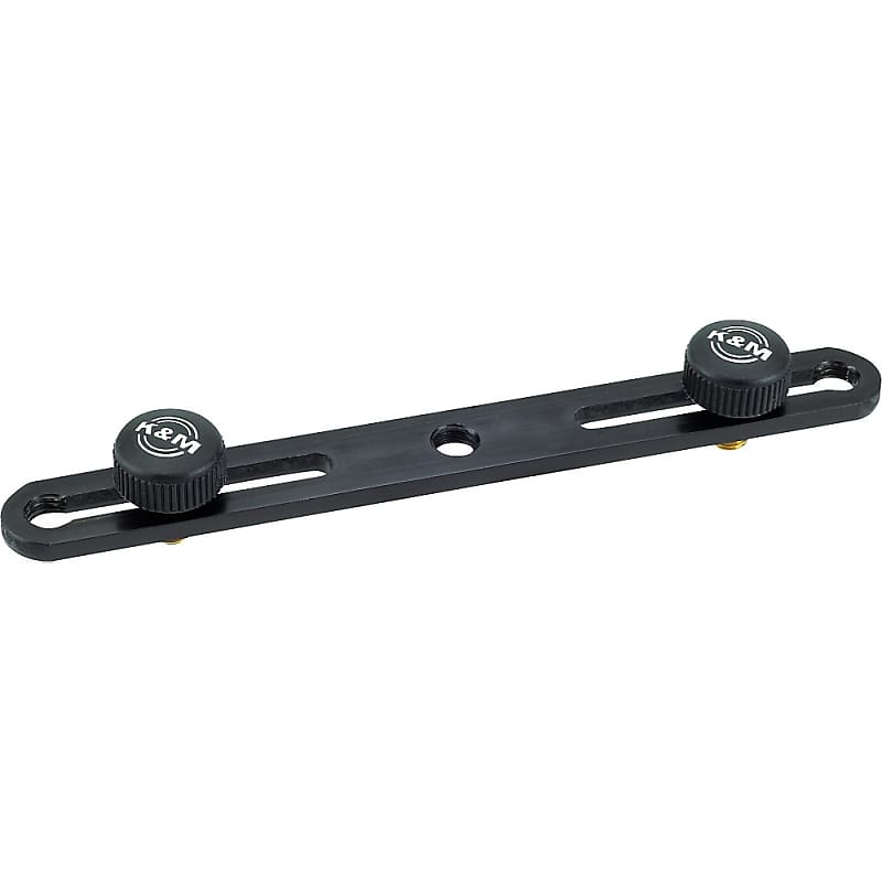 K&M Microphone Bar Dual Mic Holder | Reverb