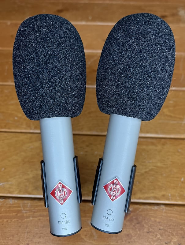 Neumann Microphone - KM183 - Pair - Small Diaphragm Condenser | Reverb