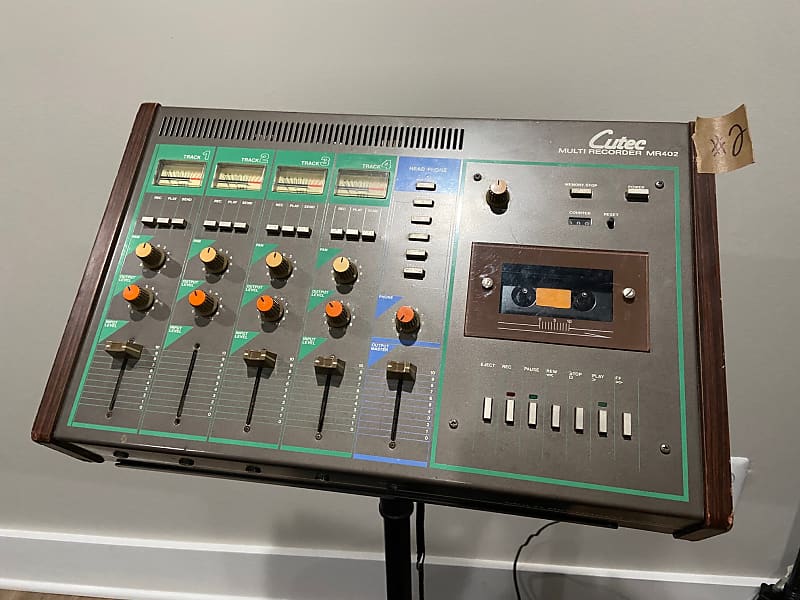 Cutec MR402 Cassette 4-Track Analog Recorder 80s MIJ | Reverb
