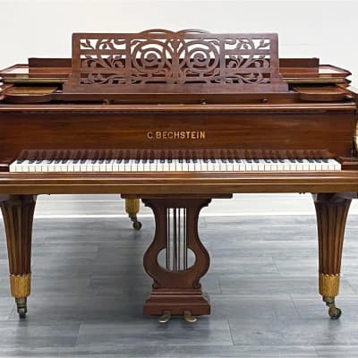 C Bechstein model V antique grand piano 6’7” | Reverb