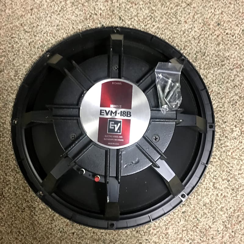 ELECTRO-VOICE EV SPEAKER 18 INCH RATED 400 WATT 8 OHM SERIES | Reverb