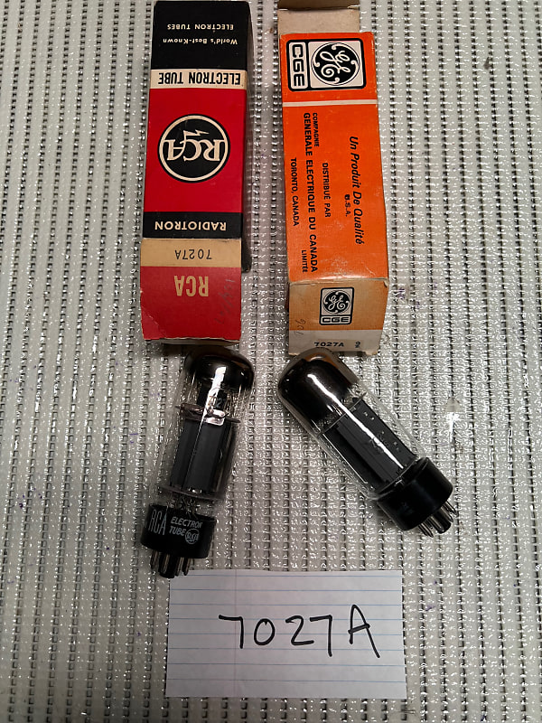 7027A ; Pair of 2 tubes | Reverb