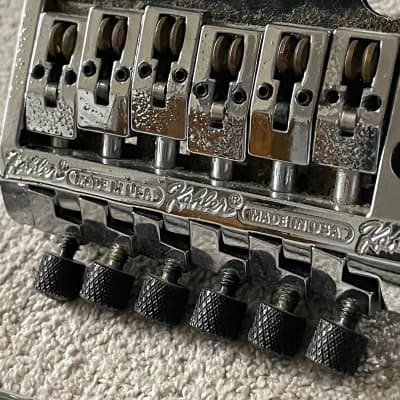 80’s Kahler 2520 Tremolo Bridge Vibrato Chrome Complete w Arm | Reverb