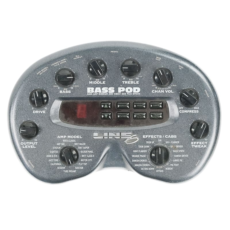 Line 6 Bass POD Multi-Effect and Amp Modeler Owned by Gilby | Reverb