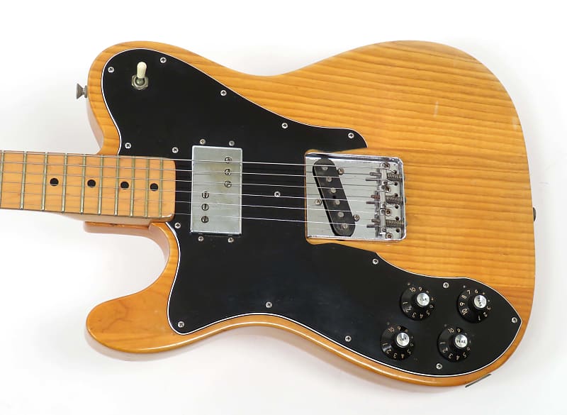 1976 Fender Telecaster Custom Natural Left Handed - Rare | Reverb