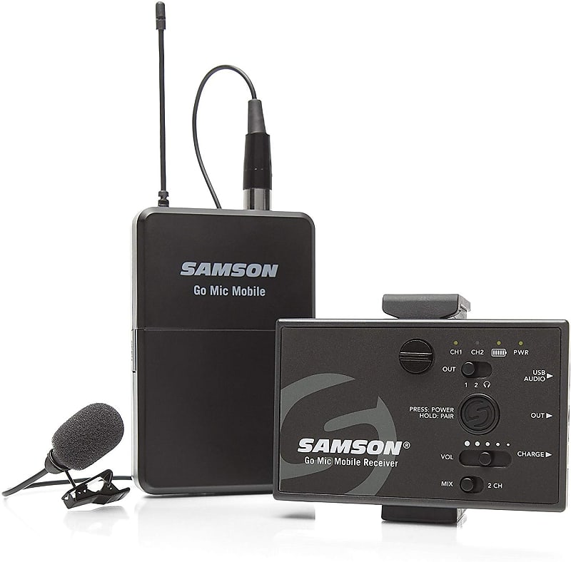 Samson Go Mic Mobile Lavalier Wireless Microphone Bundle - | Reverb