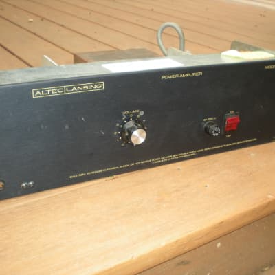 Altec Lansing 1593C Rack Mount power amplifier | Reverb