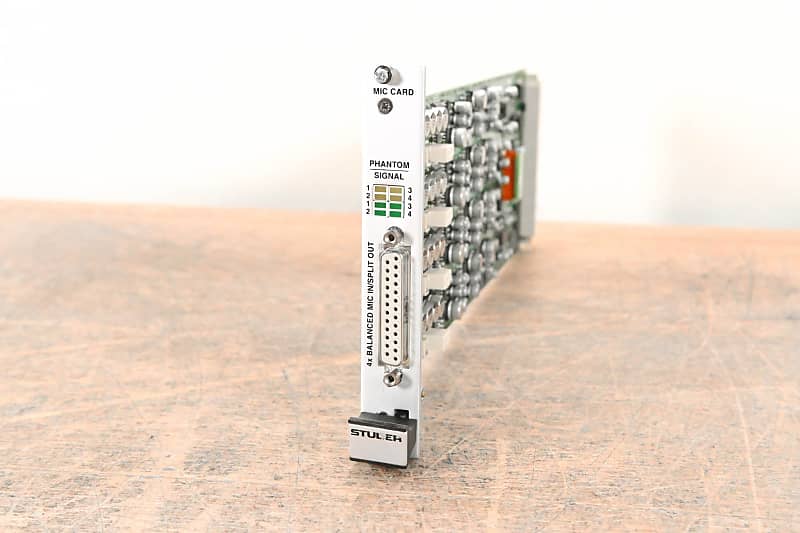 Studer Mic/Line In Card for D21m Modular I/O System CG01HER | Reverb