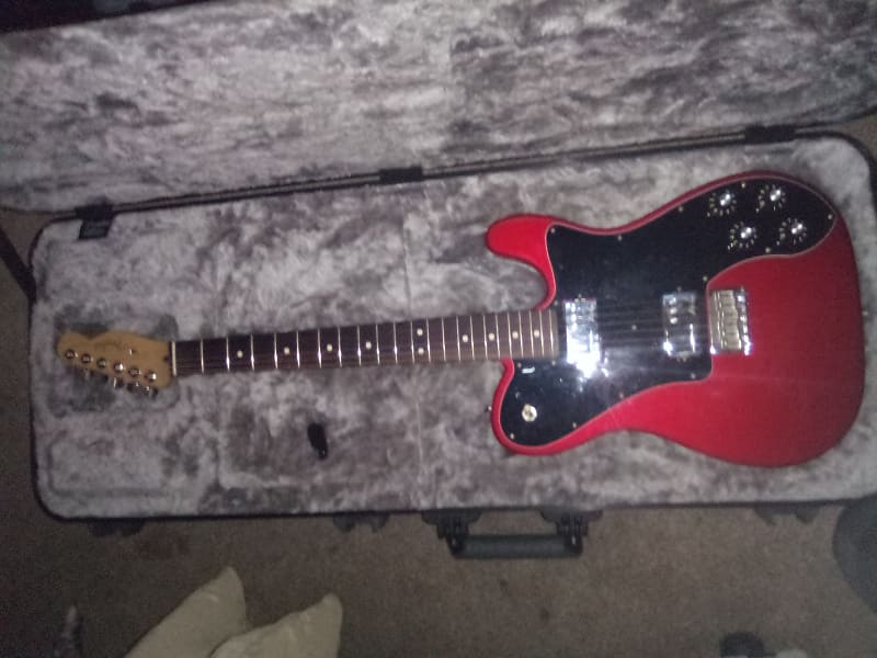 American Fender Telecaster Deluxe HH -candy apple red//Billy | Reverb