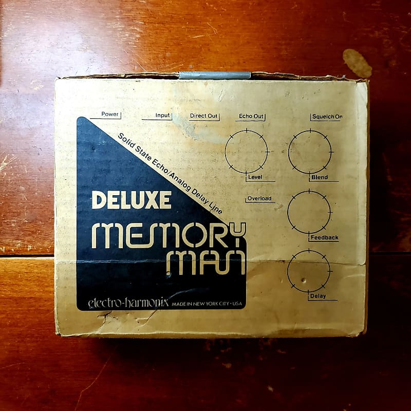 Vintage '70s Electro-Harmonix Deluxe Memory Man *BOX ONLY* | Reverb