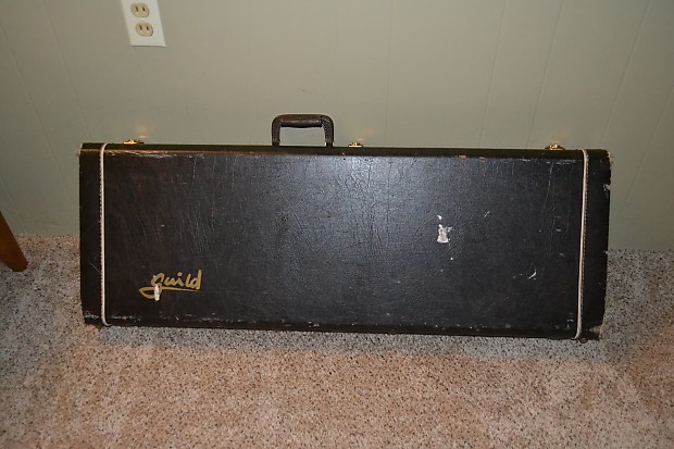 VINTAGE Guild Hard Shell Guitar Case (Dark Brown) | Reverb