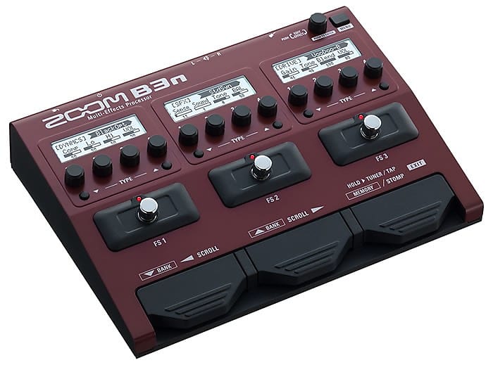 Zoom B3n Bass Effect | Reverb