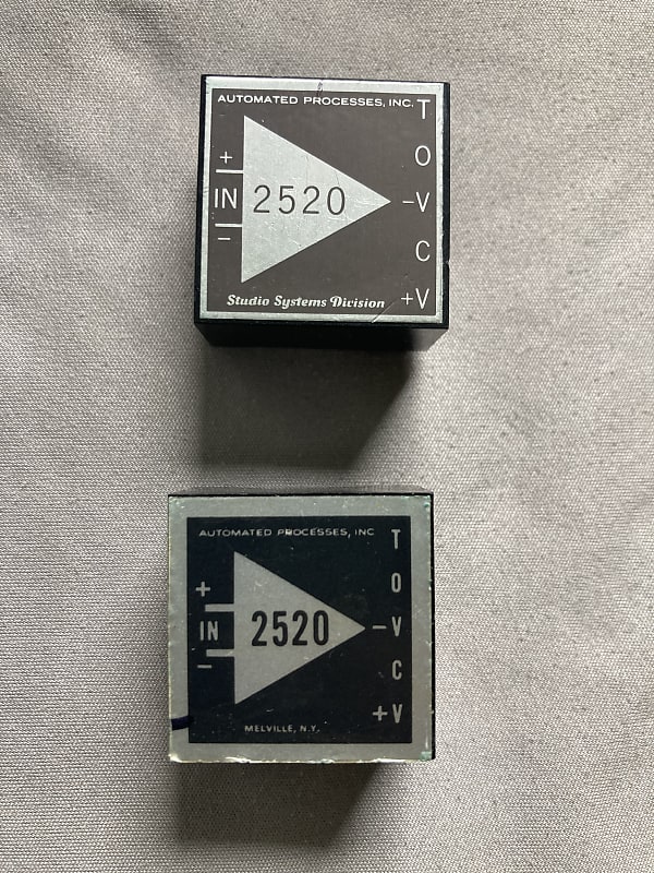 API API 2520 op amp (pair vintage farmingdale melville) 1970 | Reverb