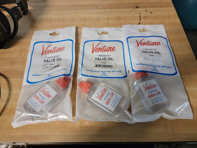 Venture Valve Oil - 3 Bottles | Reverb