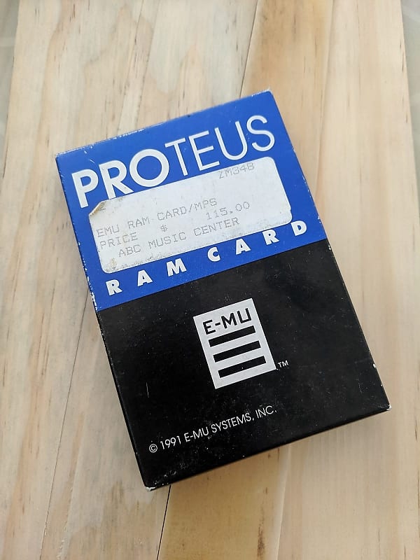 E-MU Systems ZM348 RAM Card For Proteus (Blank) 1991 | Reverb
