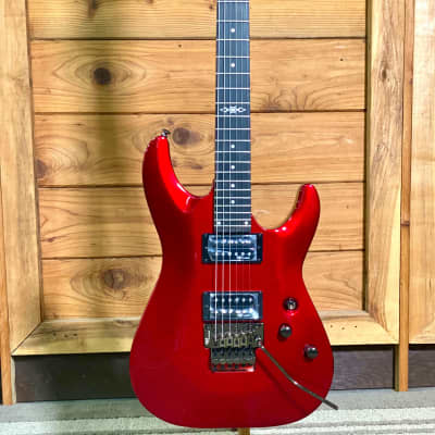 Schecter C-1 FR SGR Floyd Rose Metallic Red | Reverb