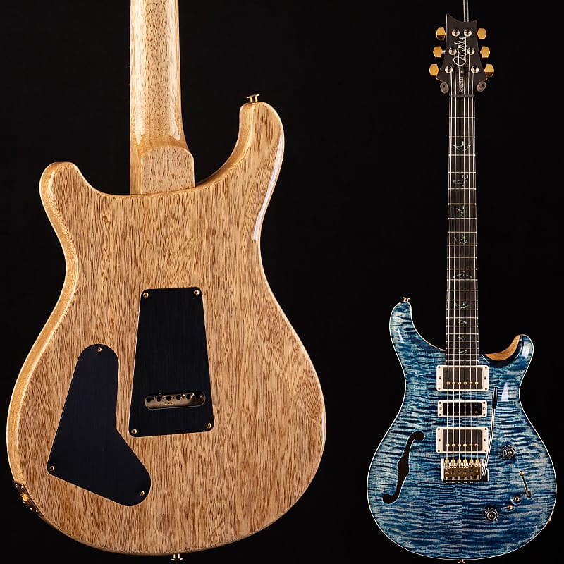 PRS Wood Library Special Semi-Hollow Korina Faded Whale Blue | Reverb