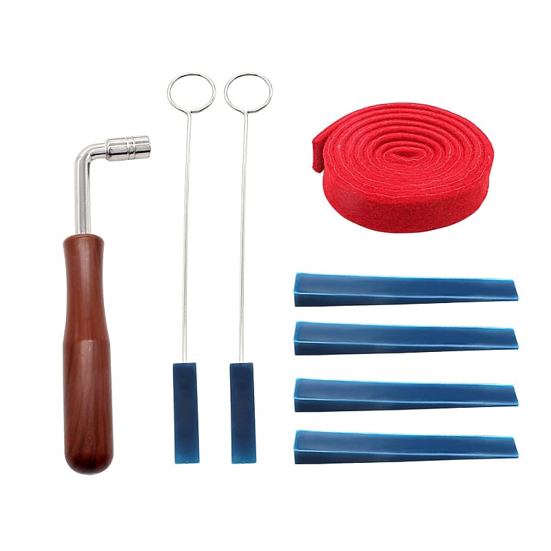 8Pcs Piano Tuning Kit Tools, Professional Piano Tuner Kit | Reverb